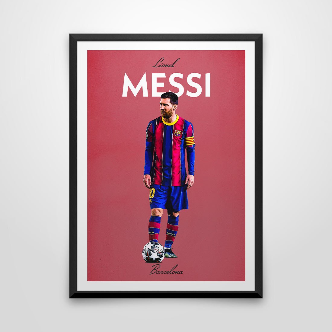 Lionel Messi Barcelona Posters & Frames – JS Sports Prints & Frames