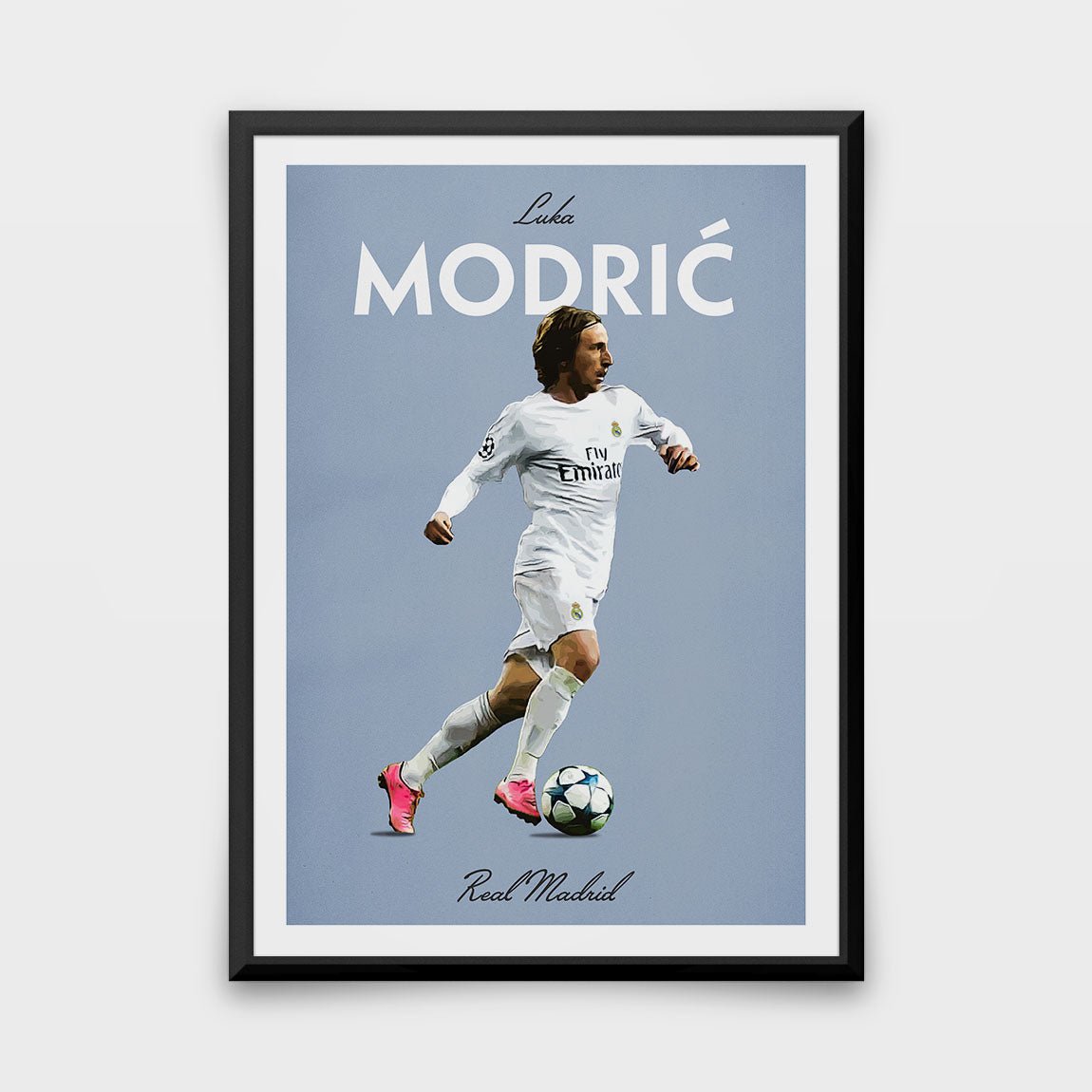 Luka Modrić Icons Posters & Frames – JS Sports Prints & Frames