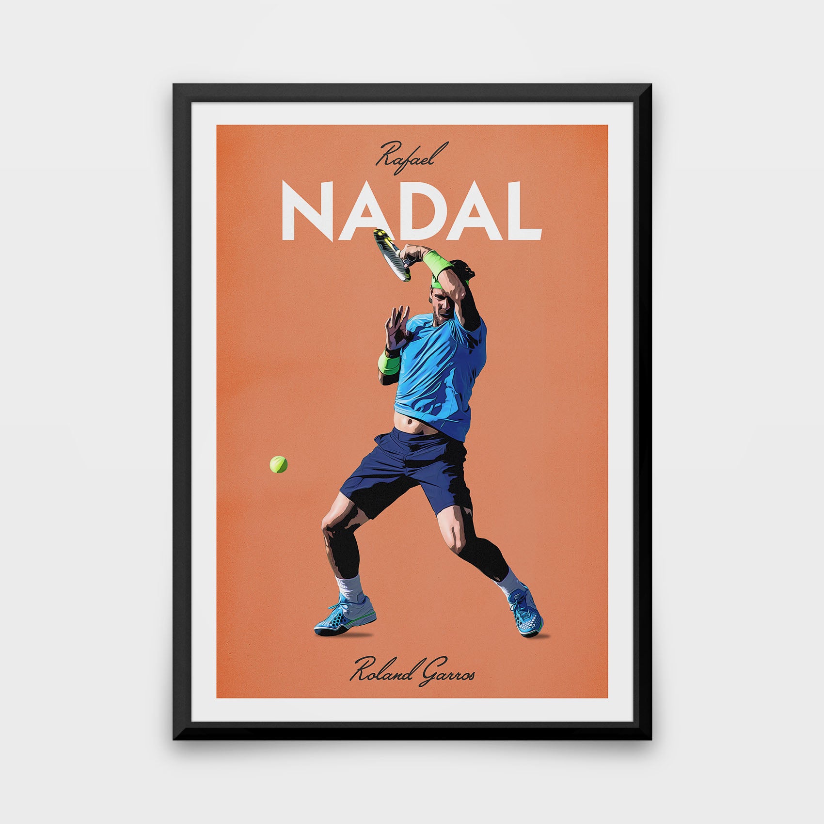 Rafael Nadal Icons Posters & Frames – JS Sports Prints & Frames